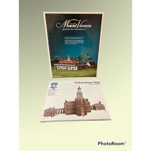 Landmark Models | Toys | Two 2 Modelkits Independencehall Philadelphia ...